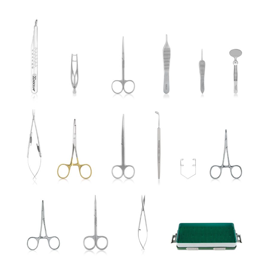 Starter Ophthalmic Kit, 18 piece set - Eickemeyer Veterinary Technology