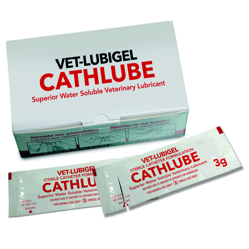 Millpledge Lubigel CathLube Sterile 3g Sachets (25's) - Eickemeyer Veterinary Technology